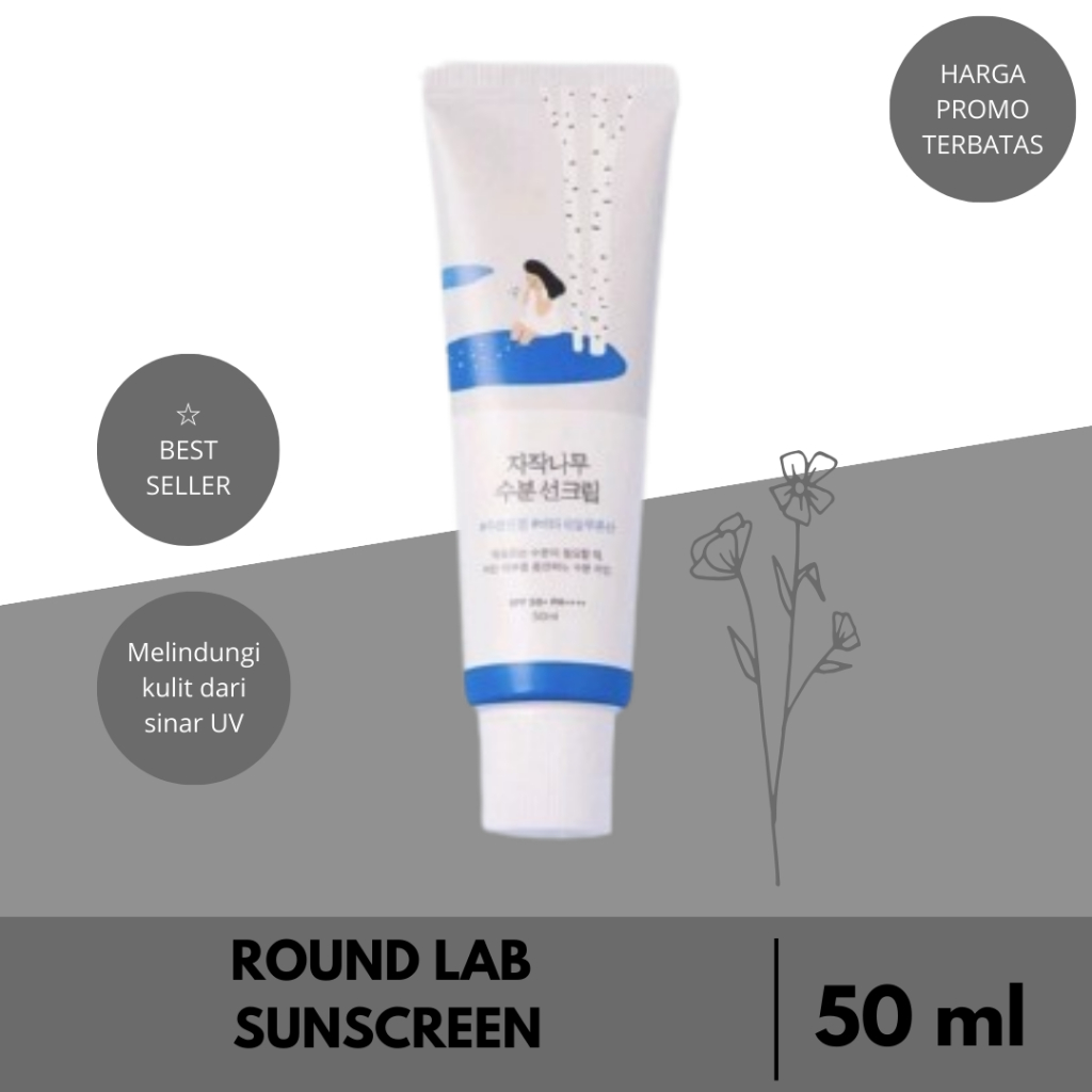 Jual Round Lab Sunscreen Birch Juice Moisturizing Sun Cream SPF 50+ PA ...