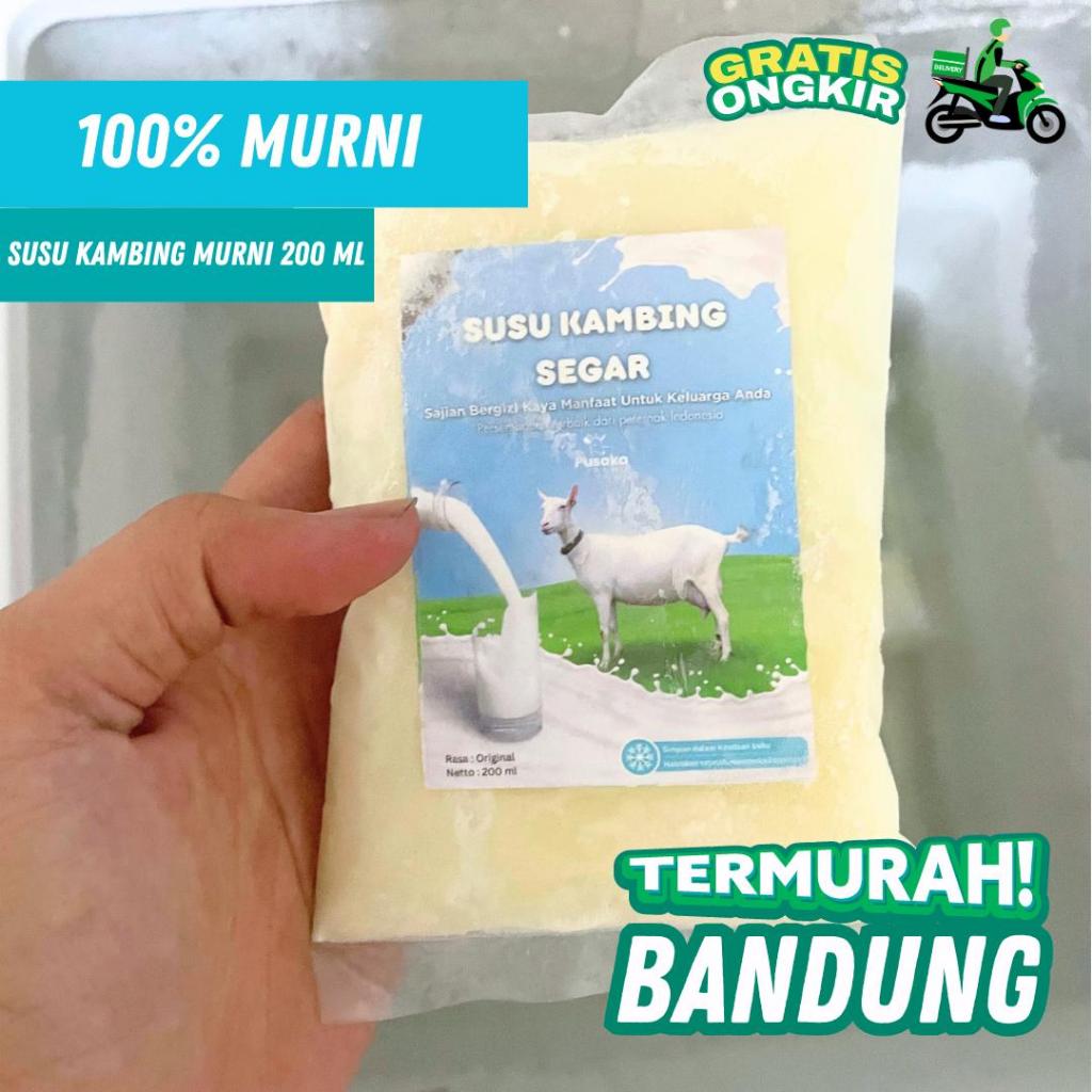 Jual SUSU KAMBING SEGAR MURNI 100% 200ML Pusaka Sukajadi | Shopee Indonesia