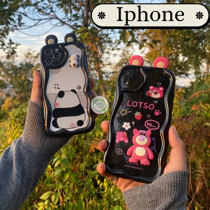 Jual IPHONE || CASE 3D CUTE LOTSO DAN PANDA UNTUK CEWEK FOR IPHONE 7 8 ...