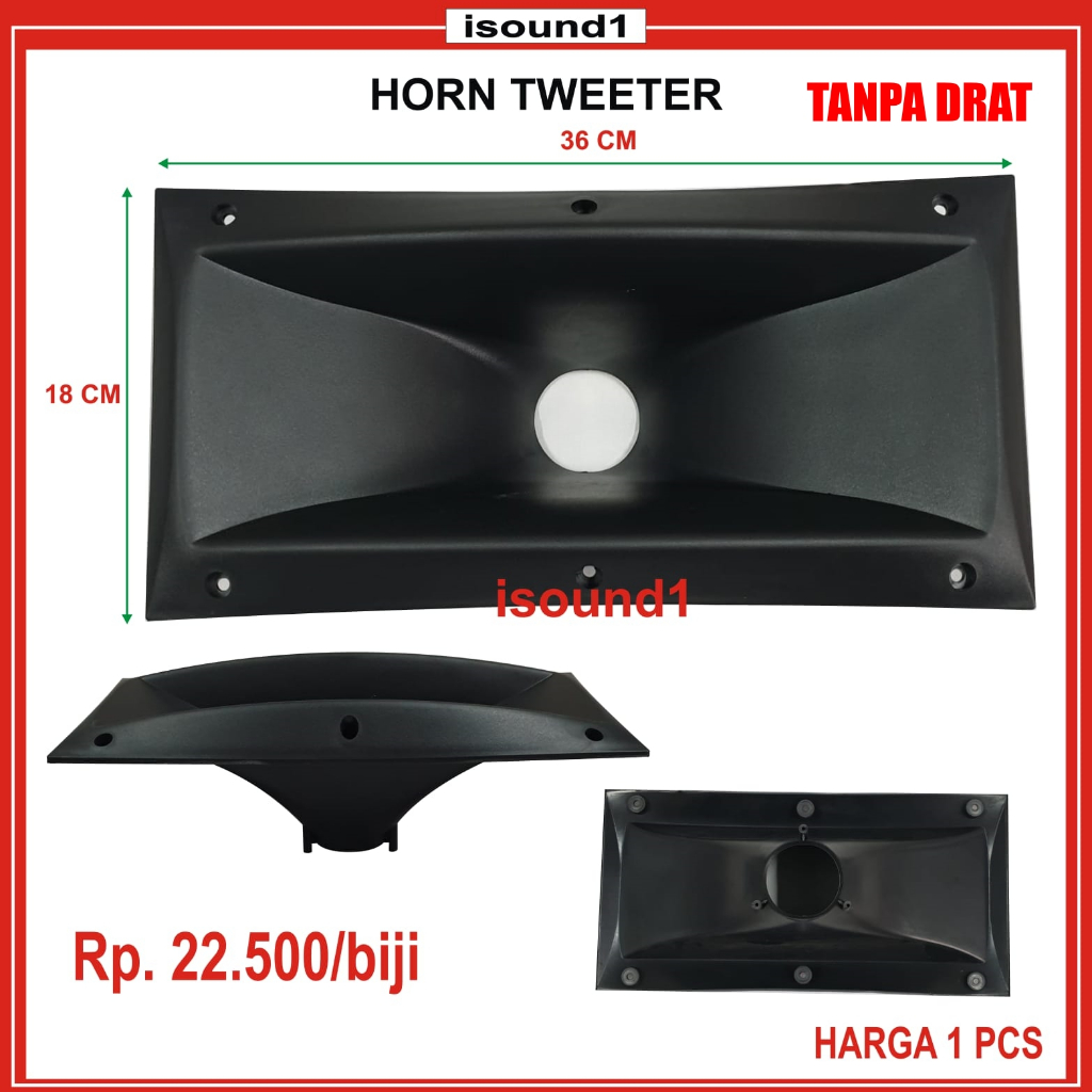 Jual HORN TWEETER TWETER TWITER 36 X 18 CM HORN CORONG SPEAKER TANPA ...