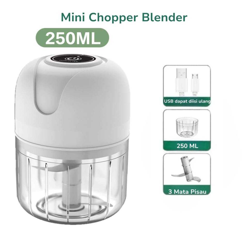 Jual Mini Chopper Blender / Portable Gilingan Mini Bumbu dan Daging ...