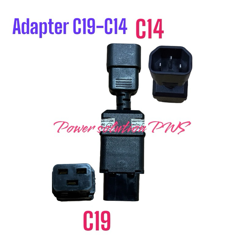 Jual Kabel Power Ac Adapter Colokan Ups C14 to C19 / C19 - C14 / C14 Ke C19 16A 250V ac ...