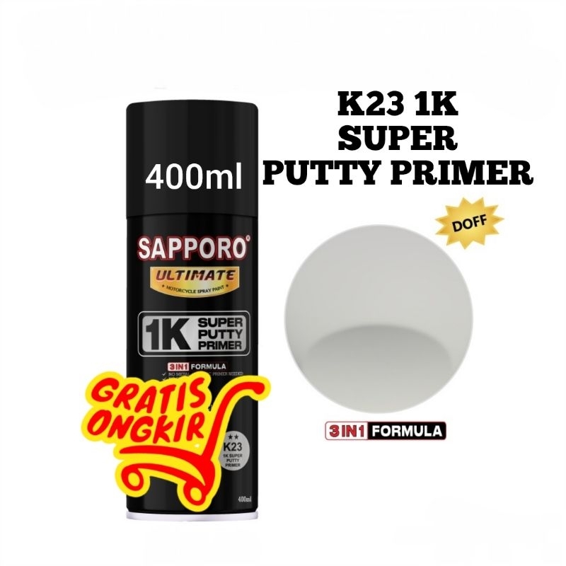 Jual Sapporo Ultimate K23 1K Super Putty Primer/putty primer/dempul halus/cat semprot/pylox ...