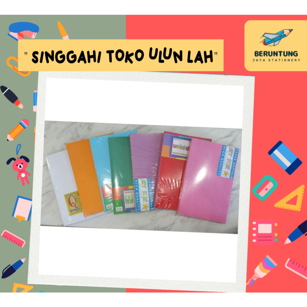 Jual kertas cover Jilid f4/Brief card (BC) Phyton/Buffalo Super ...