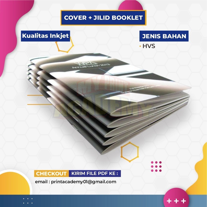 Jual COVER & JILID BOOKLET A4 B5 A5 A6 STAPLES TENGAH , TINTA CAIR ...