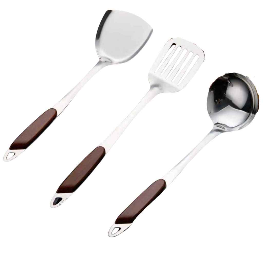 Jual Super TEBEL!!! Spatula Cokelat Sodet sendok goreng sutil kupis ...