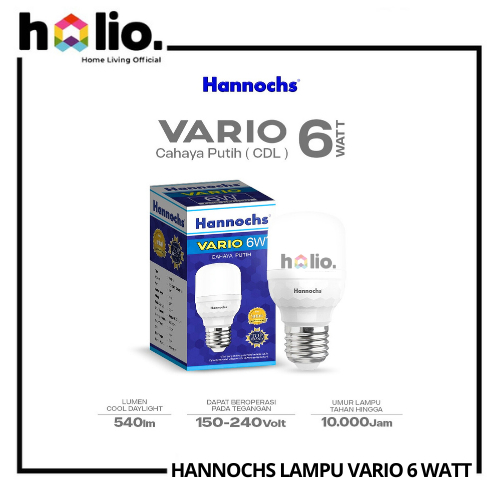 Jual Lampu Kapsul - Capsule Bohlam LED Hannochs VARIO 6W 6 Watt 6500K Cahaya Putih | Shopee ...