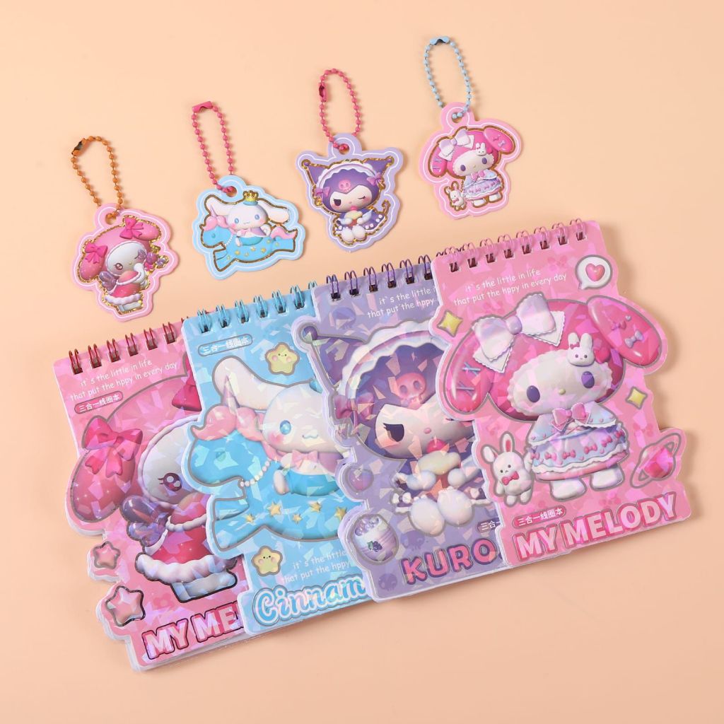 Jual POM STIKER KARTUN STICKER SPIRAL BOOK CYDG / SPIRAL BOOK STICKER ...