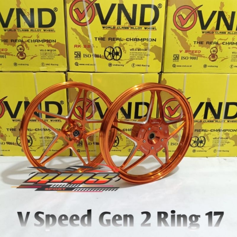 Jual VELG RACING VND V SPEED V2 GEN 2 VARIO 125/150/160 BEAT SCOOPY GENIO uk 140*17 160*17 ...