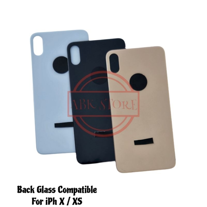 Jual BACKDOOR - BACK GLASS FOR IPH X / IP XS HIGH QUALITY | Shopee ...