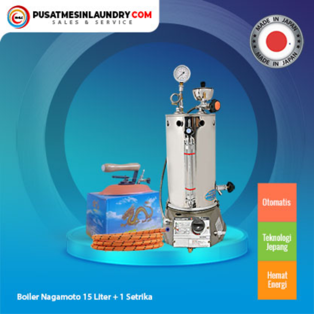 Jual Paket Nagamoto Boiler Semi Automatic Kapasitas 15 Liter Plus 1 ...