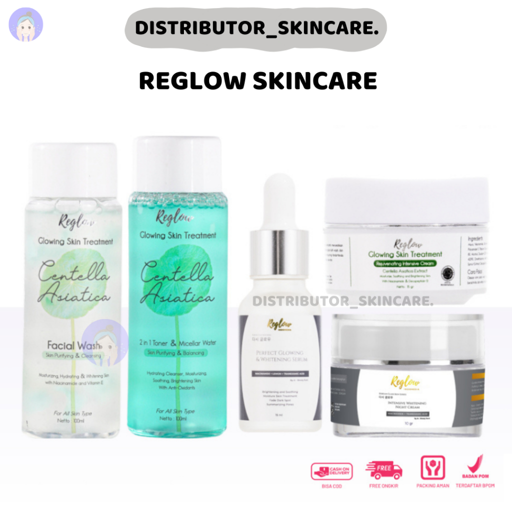 Jual [BISA COD] REGLOW Glow Skin Treatment Skincare Original Glowing ...