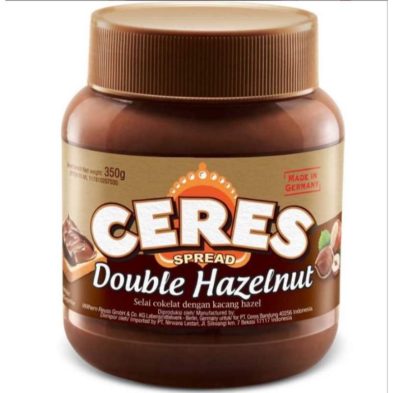 Jual CERES Spread Selai Choco Double Hazelnut 350 g | Shopee Indonesia