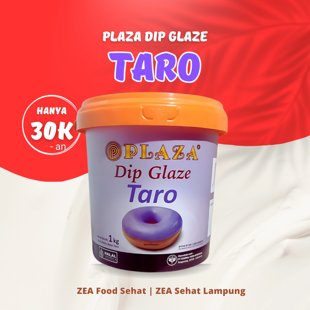 Jual Plaza Dip Glaze Taro 1kg Selai Olesan Donat, Roti Bakar dan ...