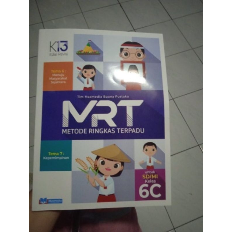 Jual mrt/metode ringkas terpadu sd kelas 6/6A/6B/6C/6D masmedia ...