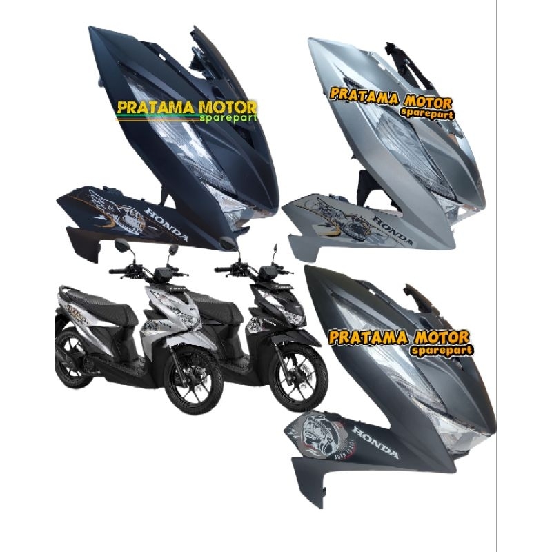 Jual Tameng Body Depan Beat Street New Hitam Doff K1A 2020 2021 2022 ...