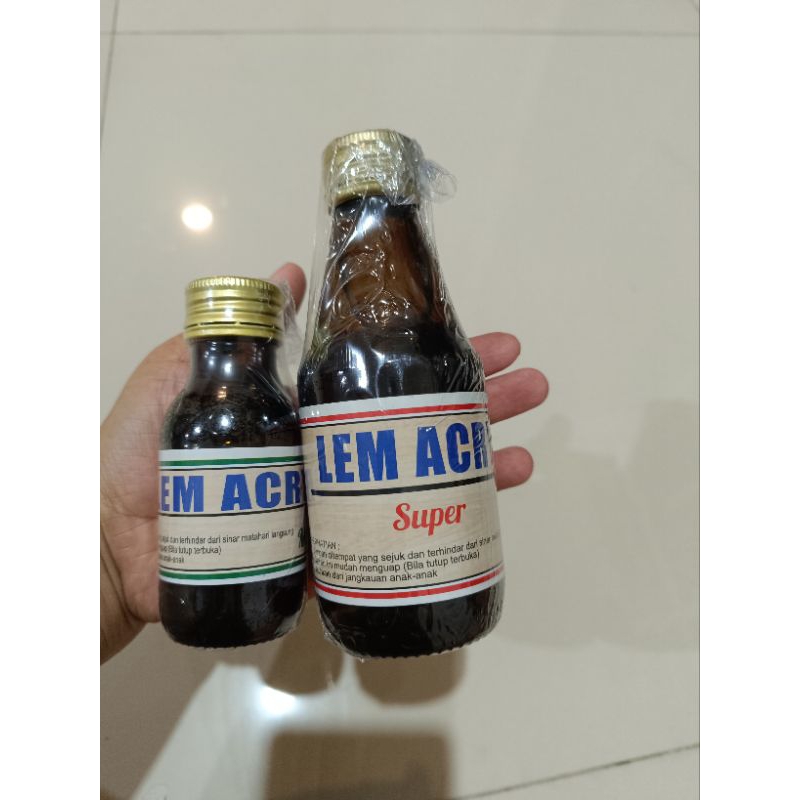 Jual LEM AKRILIK CAIR ( sudah termasuk botol aplikator) | Shopee Indonesia
