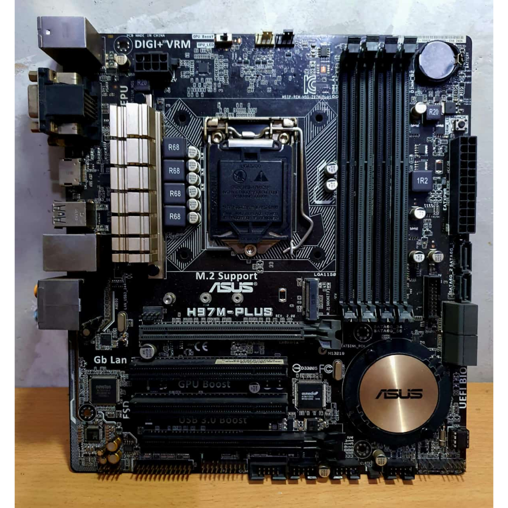 Jual Motherboard mainboard ASUS H97M-PLUS LGA 1150 Gaming | Shopee ...