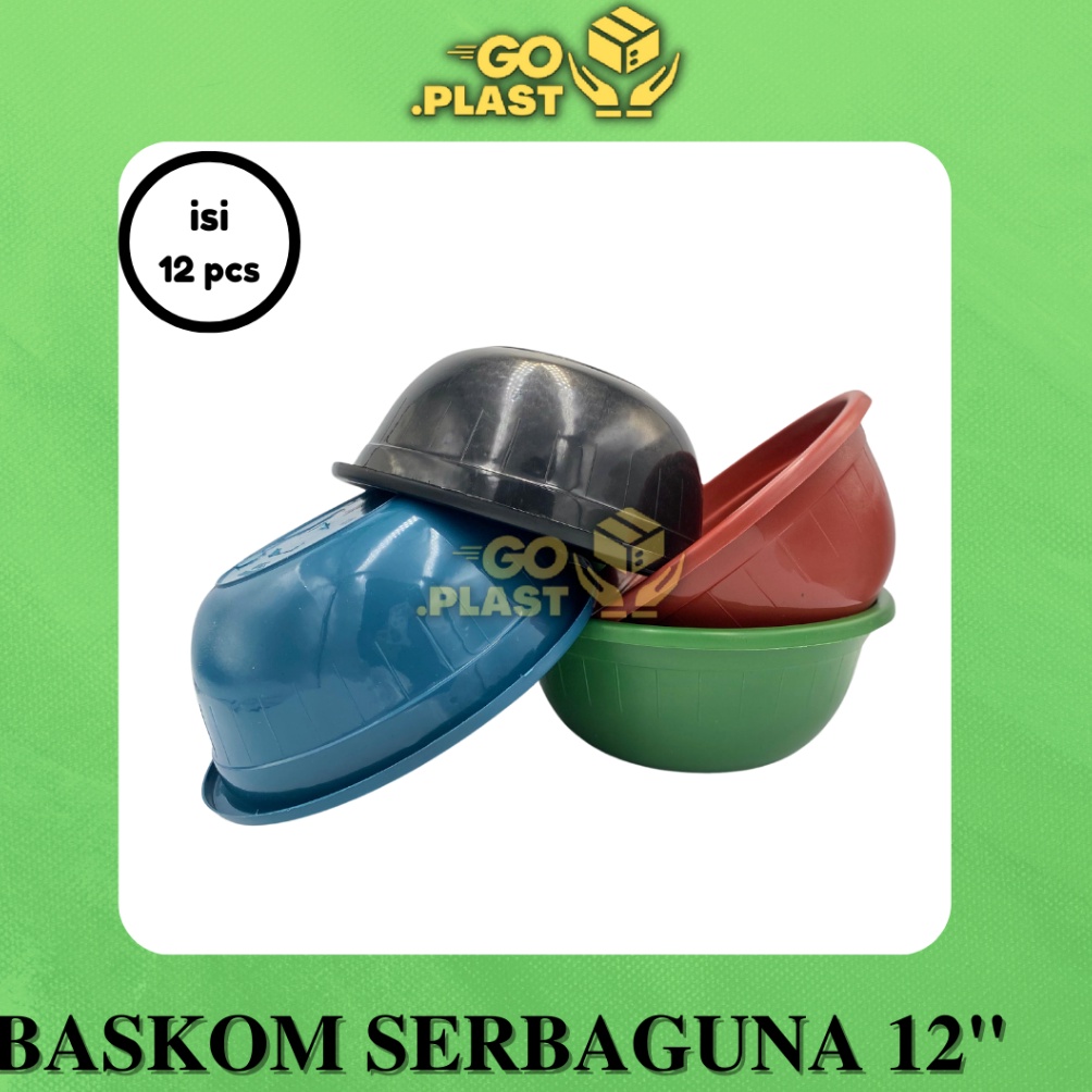 Jual Harga Terbaik 12 PCS 6 PCS BASKOM PLASTIK BASKOM SERBAGUNA 12 ...