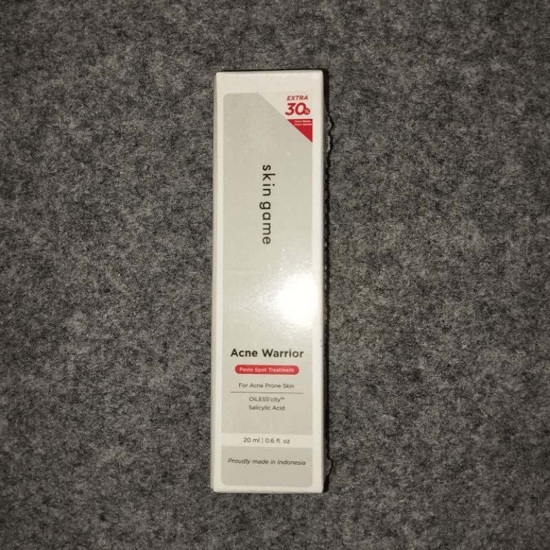 Jual (NEW) Skin Game Acne Warrior Paste Spot Treatment 20ml | Shopee ...