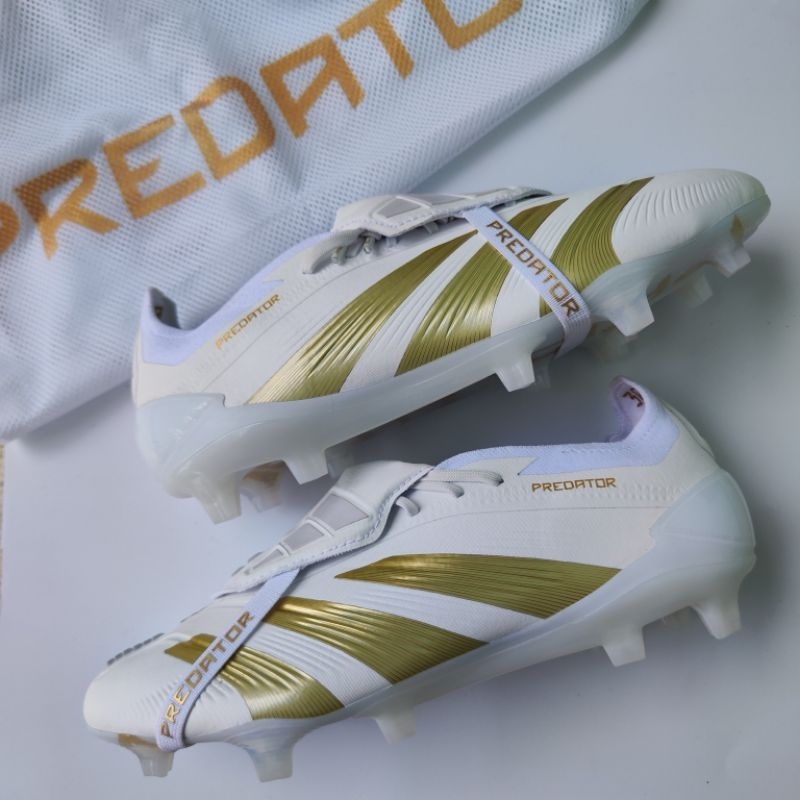 Jual Sepatu Bola Adidas Predator Elite FT White Gold Dayspark | Shopee ...