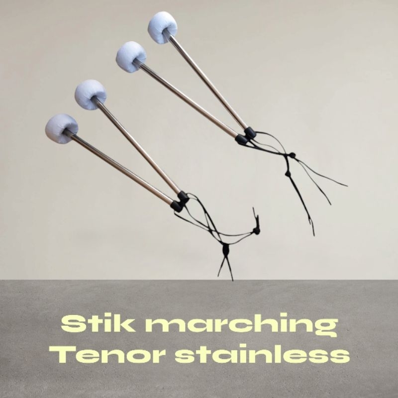Jual Stik Drum Marching Band Tenor import STAINLESS | Shopee Indonesia