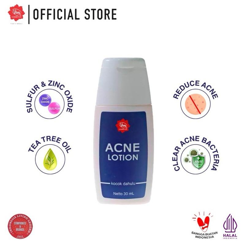Jual VIVA ACNE LOTION / VIVA LOTION OBAT JERAWAT - 30ML | Shopee Indonesia