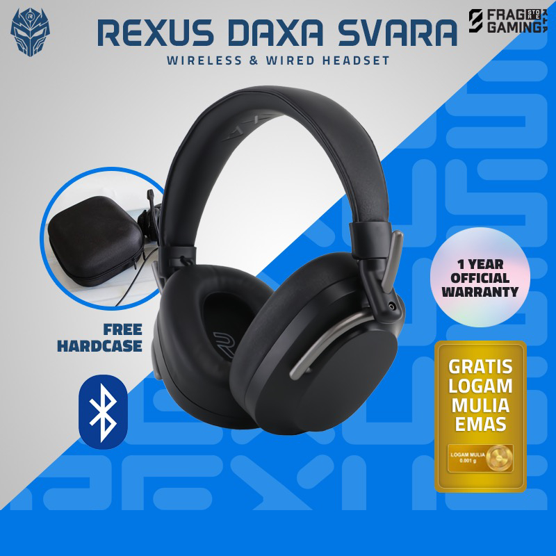 Jual Rexus Daxa Svara DaxaSvara ANC Headset Gaming Bluetooth Wireless ...