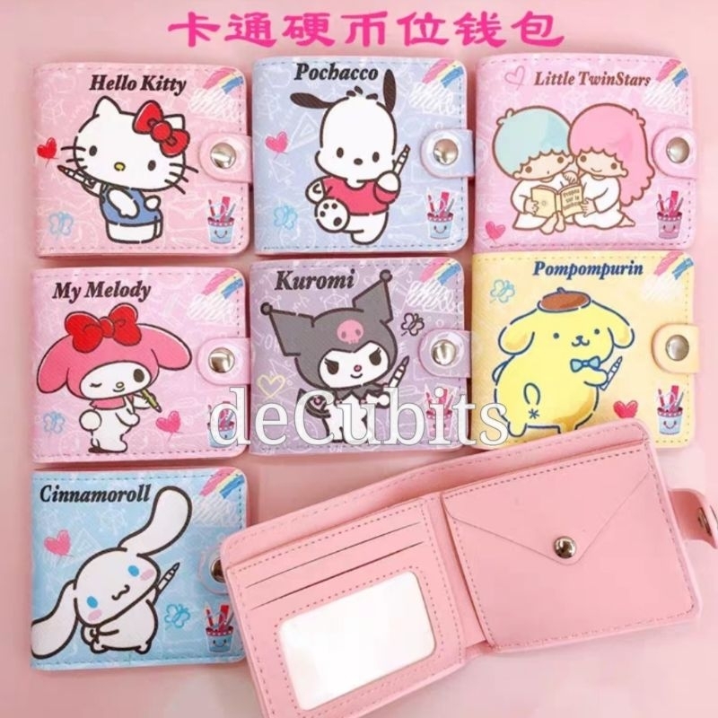 Jual DC Dompet Klip PELANGI Kuromi Melody Cinnamoroll Pochacco Hello ...