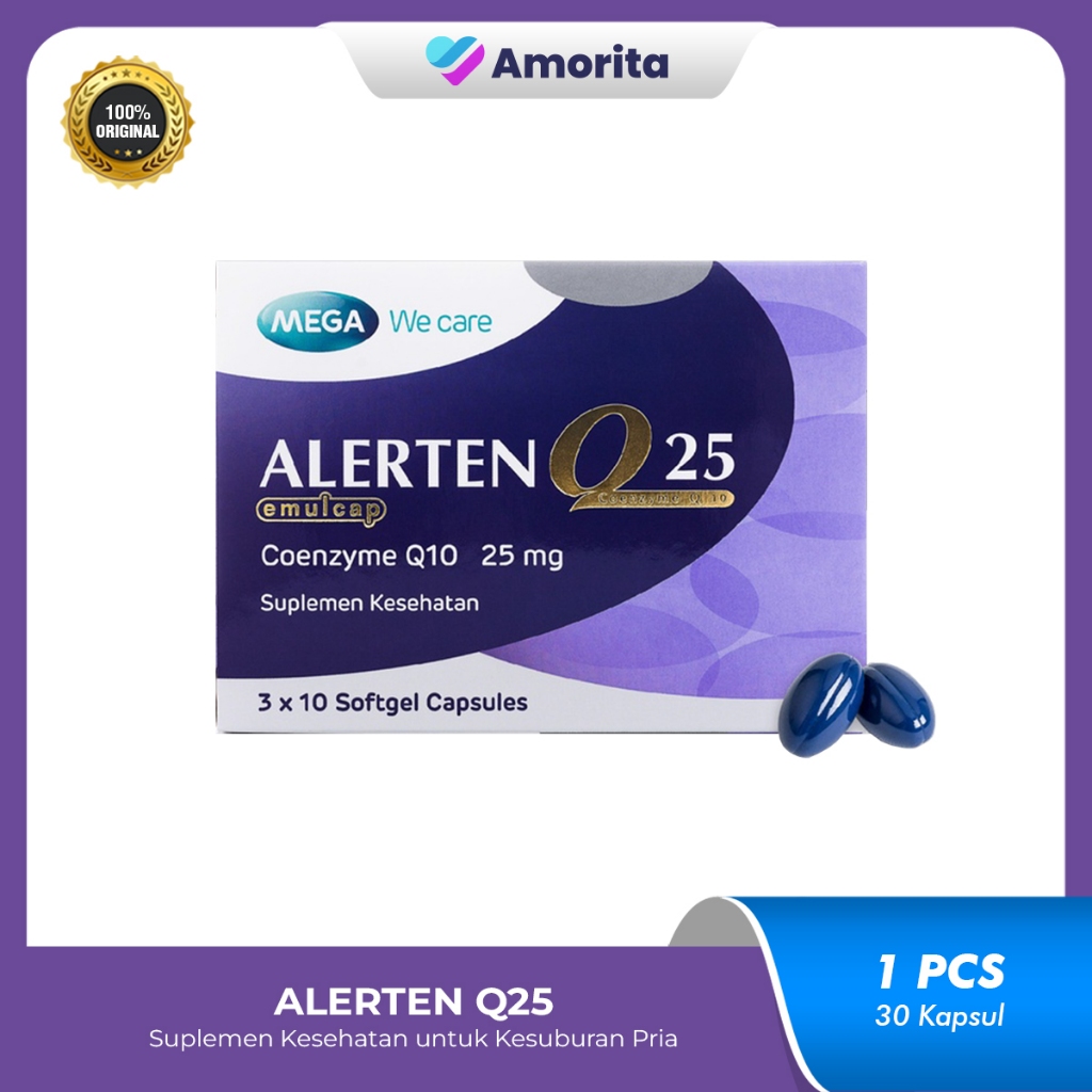Jual Mega We Care Alerten Q25 Isi 30 Tablet - Suplemen Kesuburan Pria ...