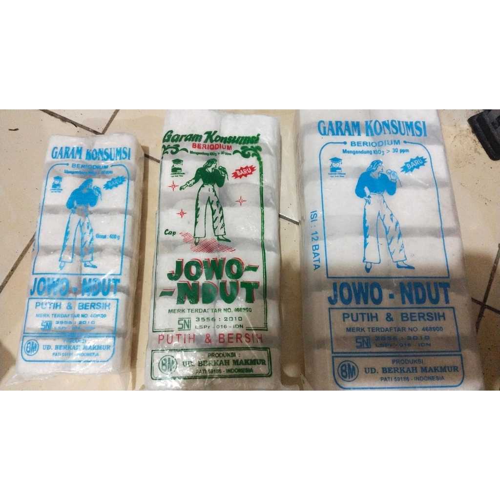 Jual [ECER] garam balok garam bata garam kotak beryodium JOWO - NDUT ...