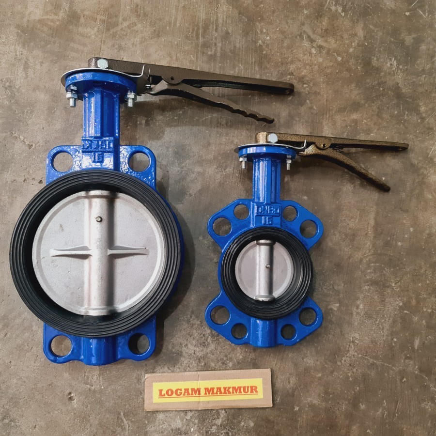 Jual 1 PC - BUTTERFLY VALVE GI / KATUB KUPU-KUPU PENGATUR GERAK LAJU ...
