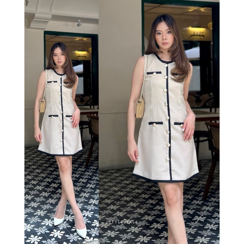 Jual Little Tale - Victoria Dress / Dress Wanita / Korean Dress ...