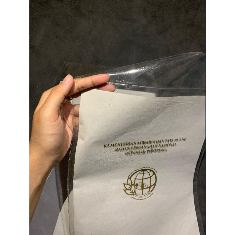 Jual Sampul / softcover SERTIPIKAT TANAH ELEKTRONIK BPN / notaris ...