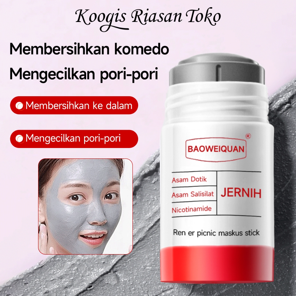 Jual Glad2Glow Salicylic Acid Acne Clay Stick 40g Masker Stik g2g ...