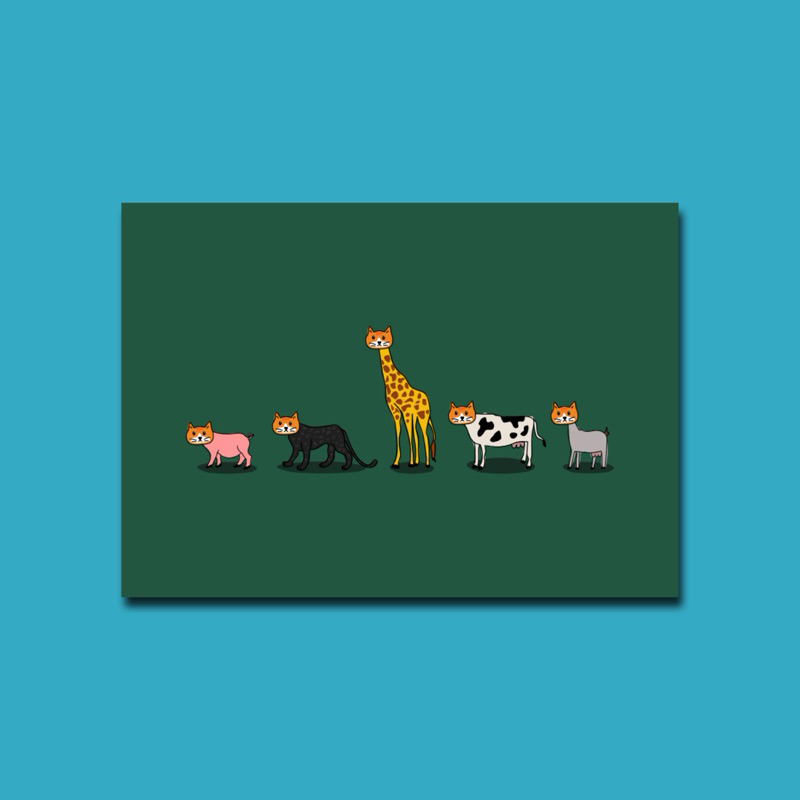 Jual Art Print Jenis-jenis Hewan | Raina Pulang | Shopee Indonesia