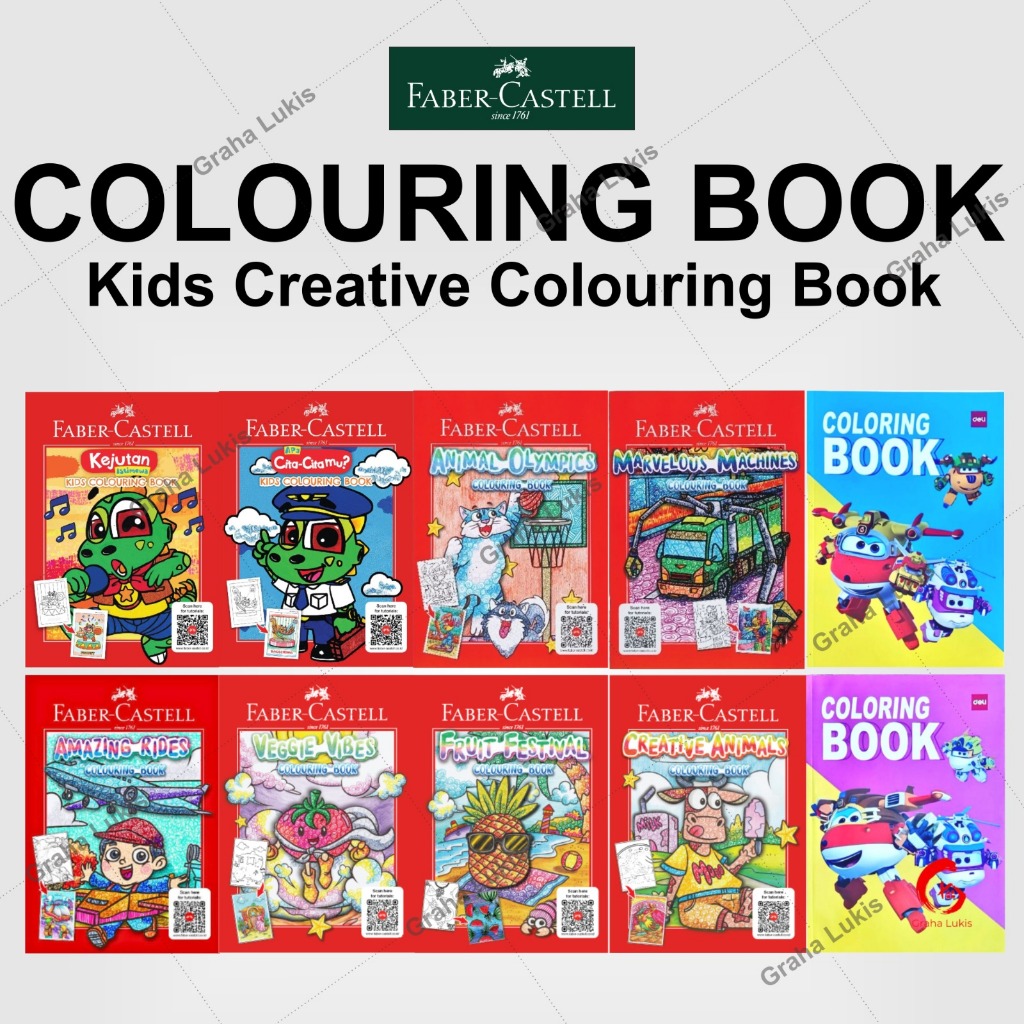 Jual Buku Mewarnai / Coloring Book Ukuran A4 | Shopee Indonesia