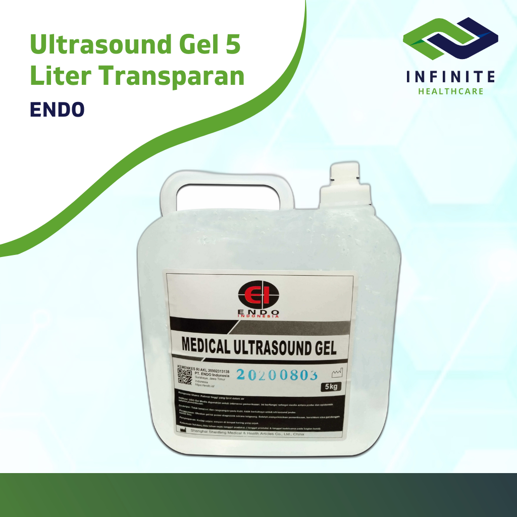 Jual Ultrasound Gel USG Endo Transparan 5 Liter Jel Ultrasonic Jelly ...