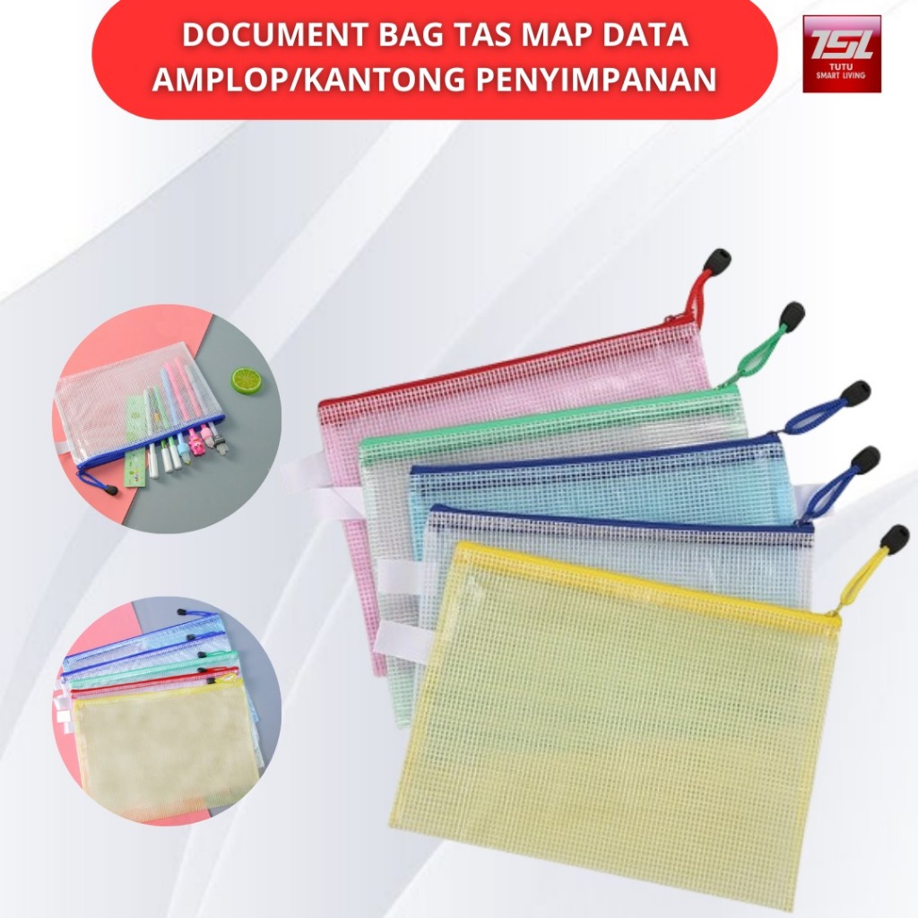 Jual TUTU Document Bag Tas Map Data Amplop/Kantong Penyimpanan/Map Data ...