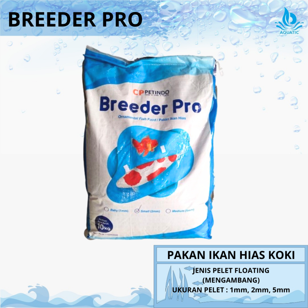 Jual Breeder Pro Fish Food 10kg Pakan / Makanan Koi | Shopee Indonesia