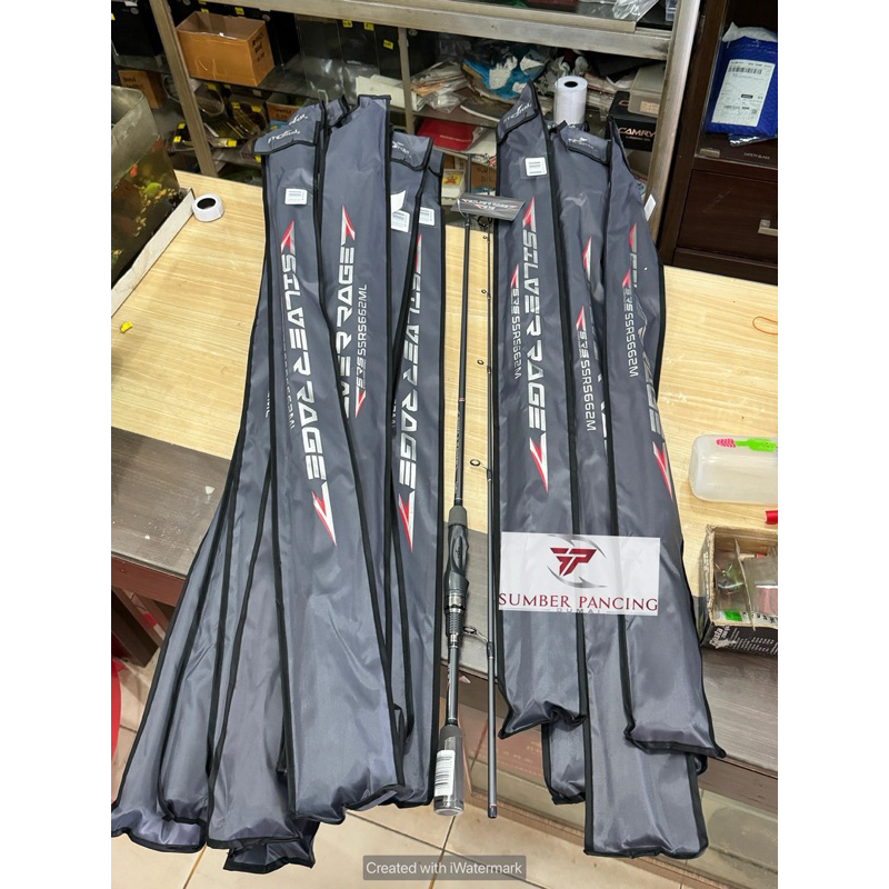 Jual Rod Storm Silver Rage Spinning dan BC 662 198cm | Shopee Indonesia