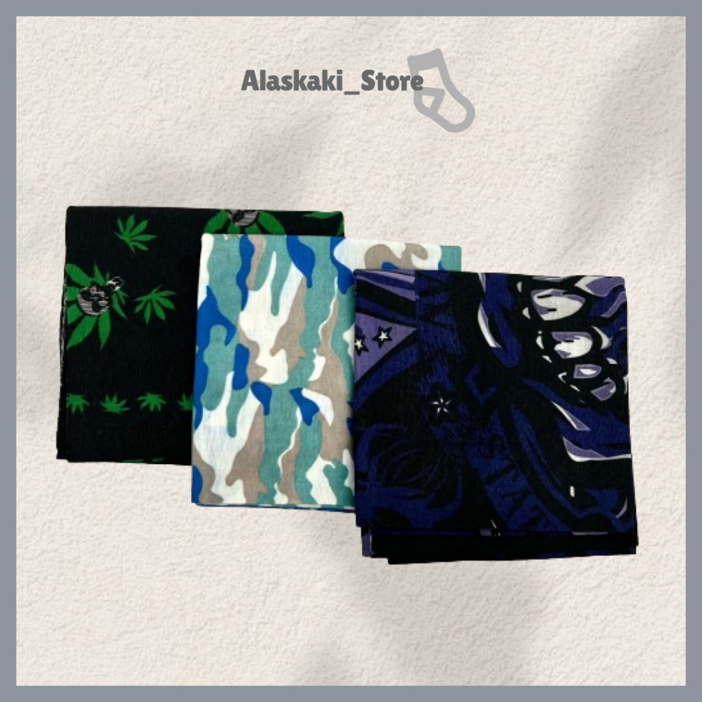 Jual MASKER BAF BANDANA HITAM MOTIF/MASKER BERKENDARA/BUFF/BAFF ...