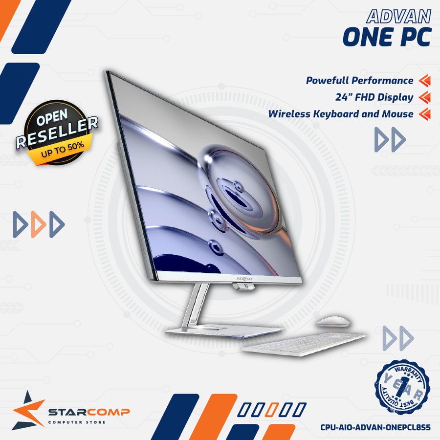 Jual Advan All In One PC AIO OnePC AMD Ryzen 5 5500U 8GB/512GB Windows ...