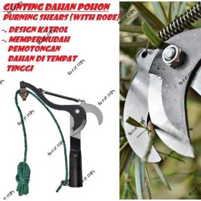 Jual Gunting Dahan Pohon Tarik Pisau Tali Pohon Multifungsi Alat Tanaman Pruner | Shopee Indonesia