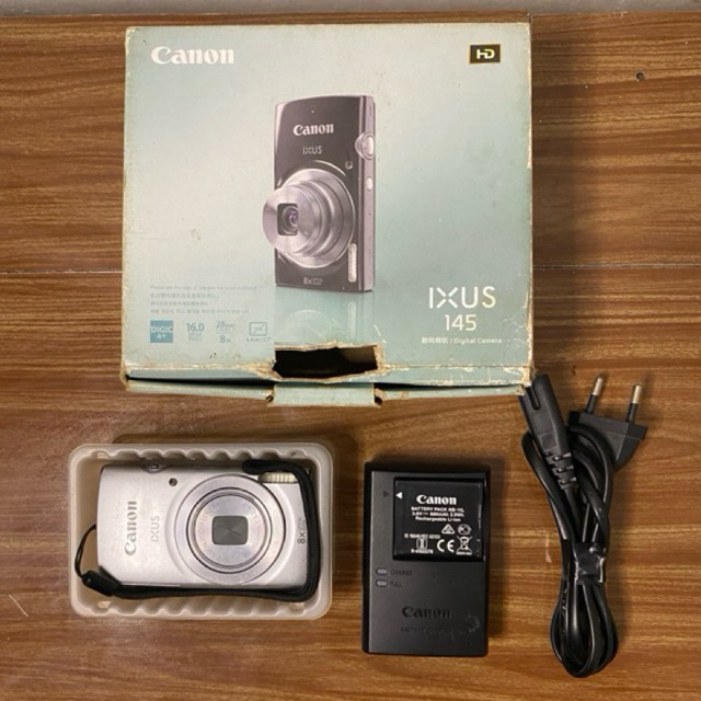 Jual Digicam Canon IXUS 145 Fullset KIMCO | Shopee Indonesia