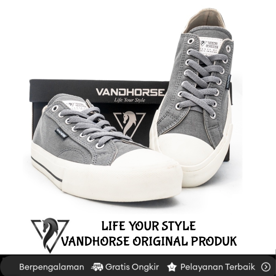 Jual New Sepatu Distro Sneakers Pria Casual Vandhorse | Shopee Indonesia