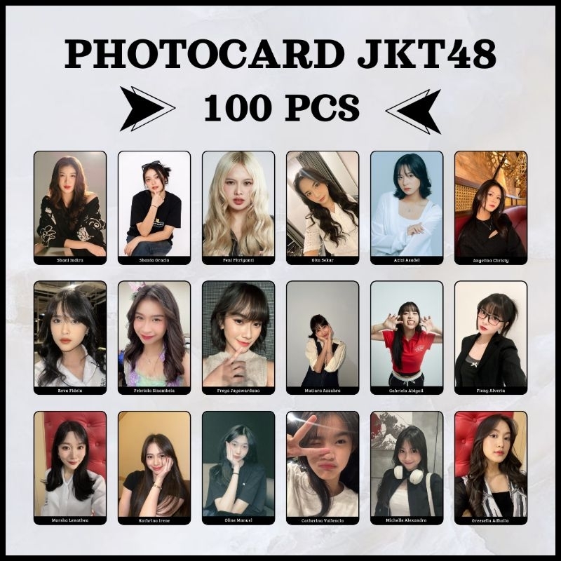 Jual PC JKT48 100 Pcs All Member, Photocard JKT48 100 Pcs All member Terbaru 2024 | Shopee Indonesia