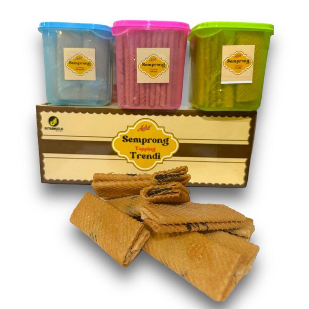 Jual hampers 1 karton kue SEMPRONG dutasnack.id - topping trendy isi 3 ...