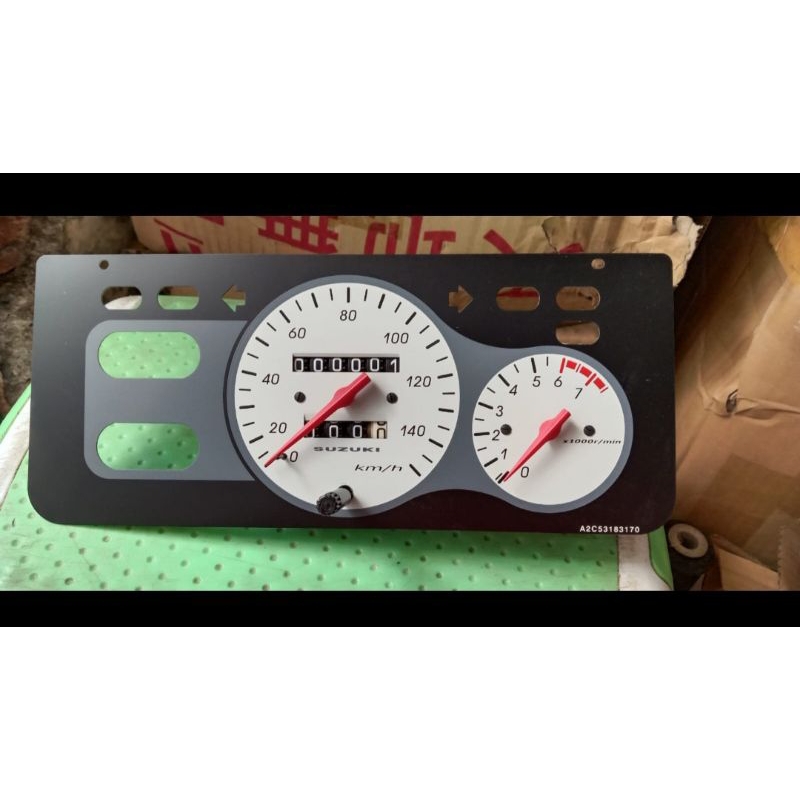 Jual Plat Tachometer Meter Print Speedometer Model Jarum SUZUKI Futura ...
