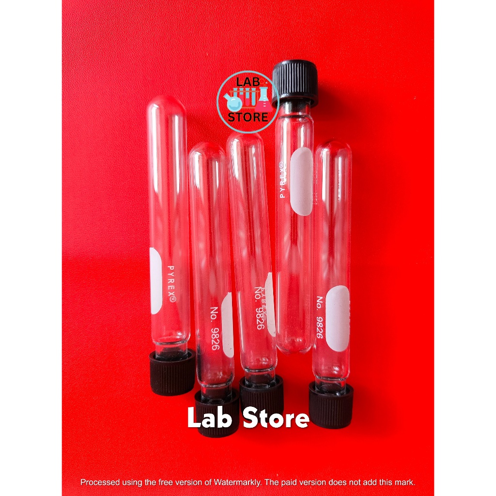 Jual Tabung Reaksi Drat Ulir PYREX / Test Tube Tutup Ulir With Screw ... Jual Tabung Reaksi Drat Ulir PYREX / Test Tube Tutup Ulir With Screw ...